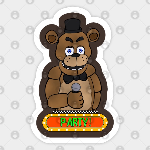 Fnaf Freddy Fazbear - Fnaf - Sticker | TeePublic