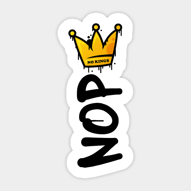 No Kings Day 2025 Vertical Nope Crown Graphic Protest Symbol Freedom ...