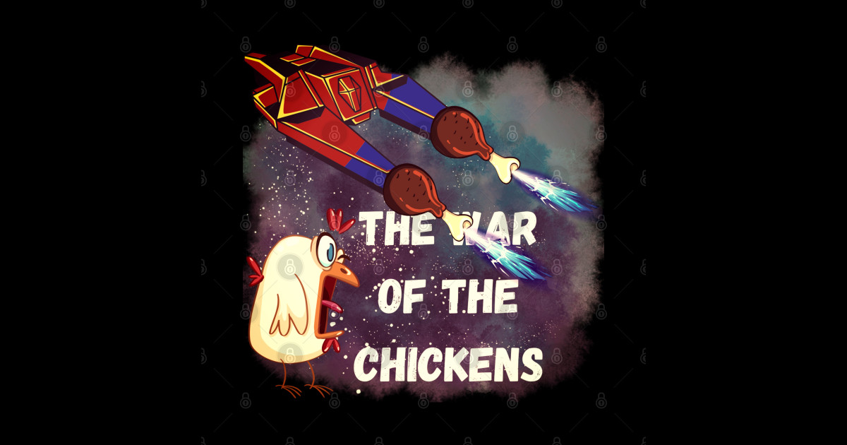 The war of the chickens - U99 - Sticker | TeePublic