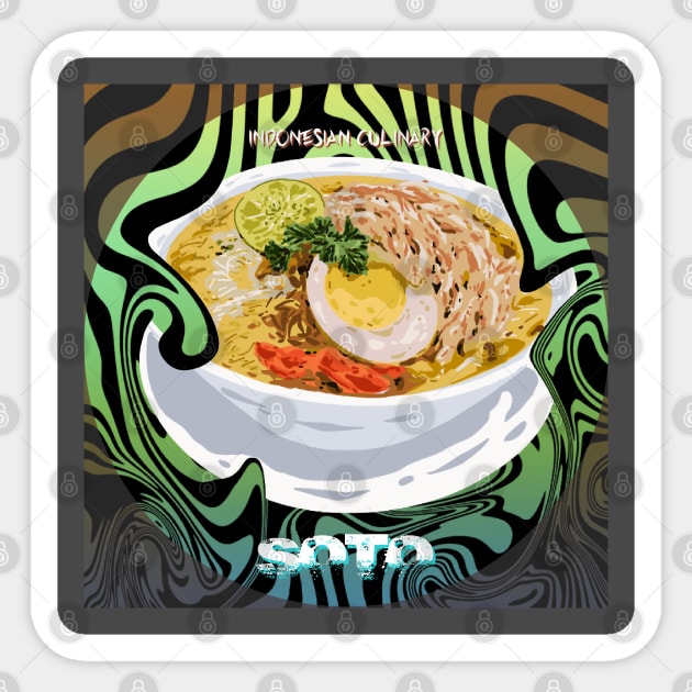 Soto Indonesia - Food - Sticker | TeePublic
