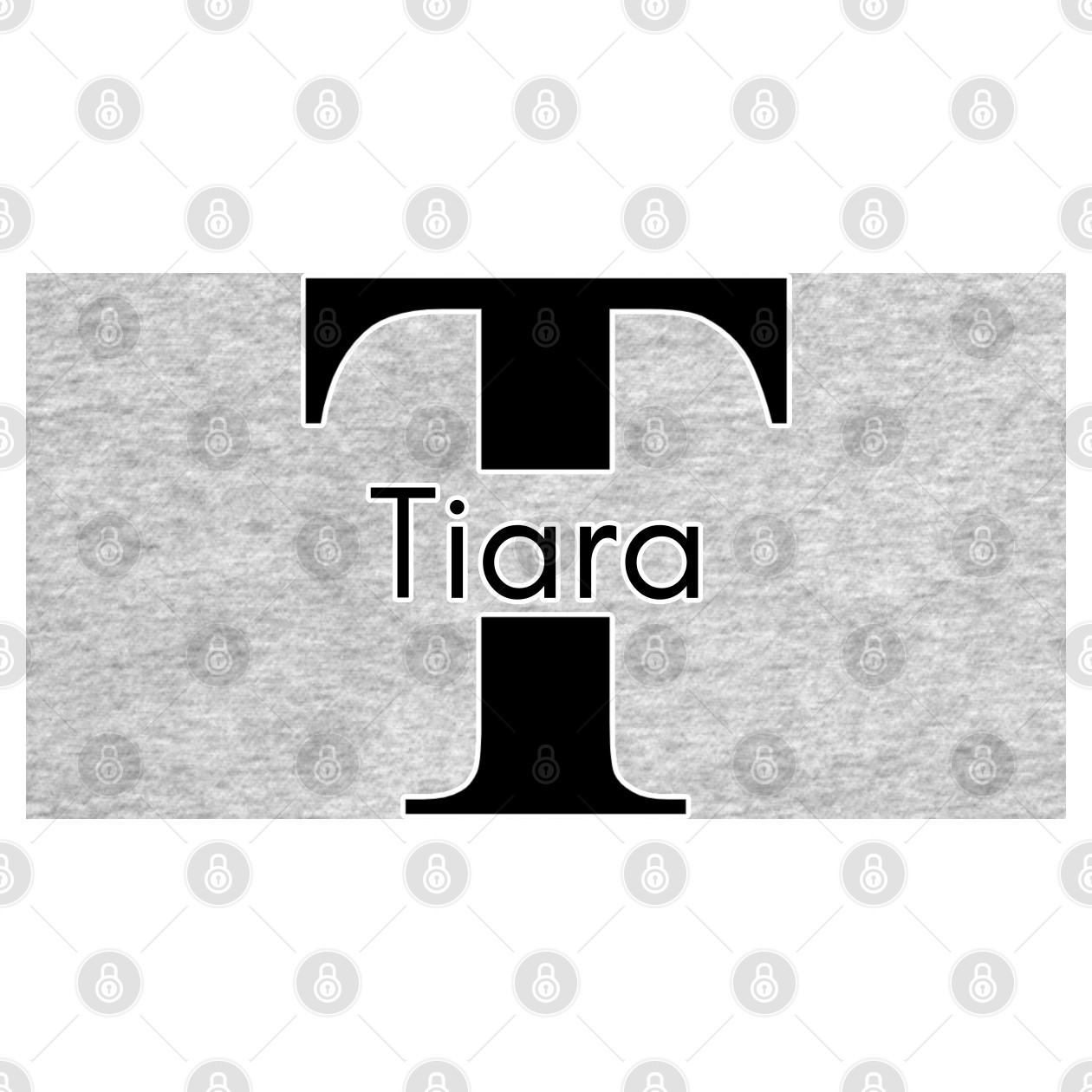 Initial T Monogram Tiara Name Label Initial T Monogram Tiara Name Label T Shirt Teepublic