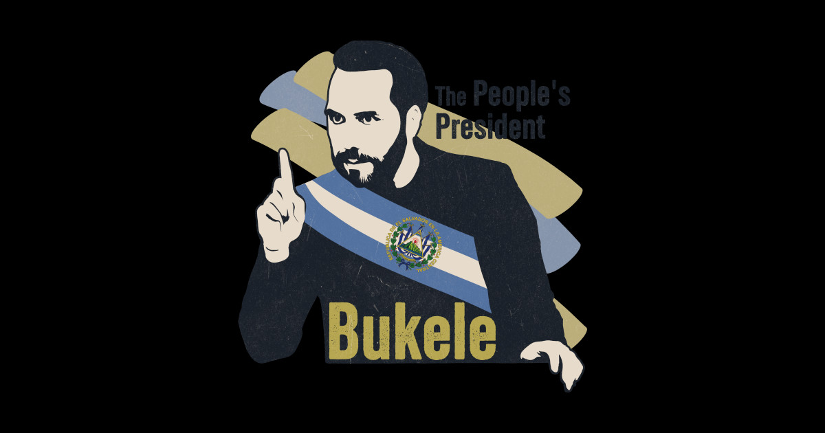 Bukele, El Salvador - Bukele - Sticker | TeePublic