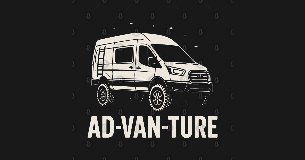 Ford Transit AD-VAN-TURE - Ford Transit - T-Shirt | TeePublic
