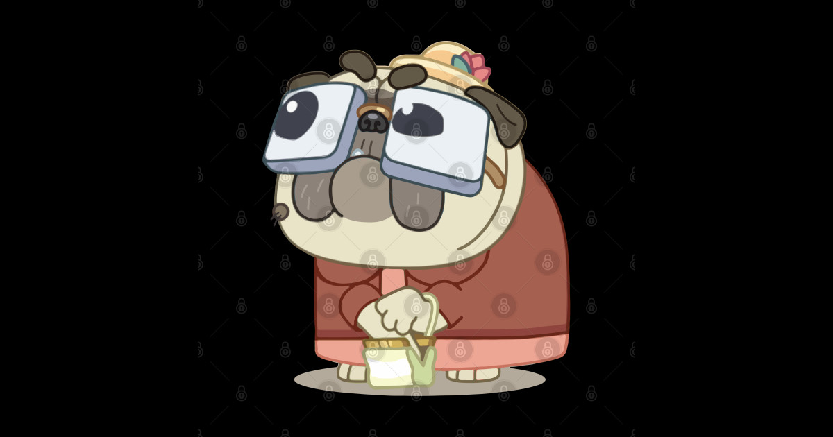 Grumpy Granny - Bluey Grannies - Sticker | TeePublic