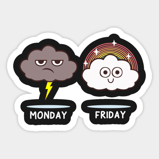 funny - at work - Funny - Sticker | TeePublic