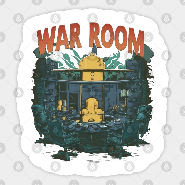 War Room Atomic Bomb - War Room - Sticker | TeePublic