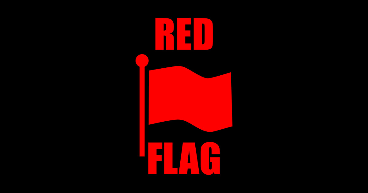 Red Flag - Red Flag - Sticker | TeePublic