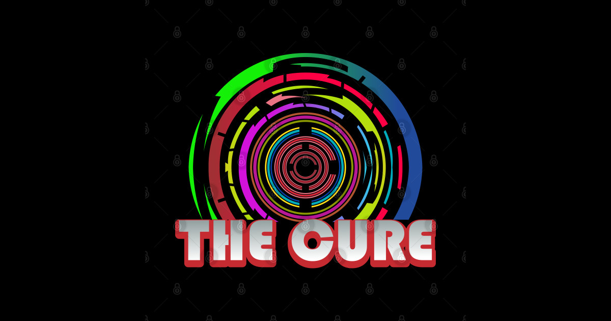 Minimalist Vinyl // The Cure - The Cure Band - Sticker | TeePublic