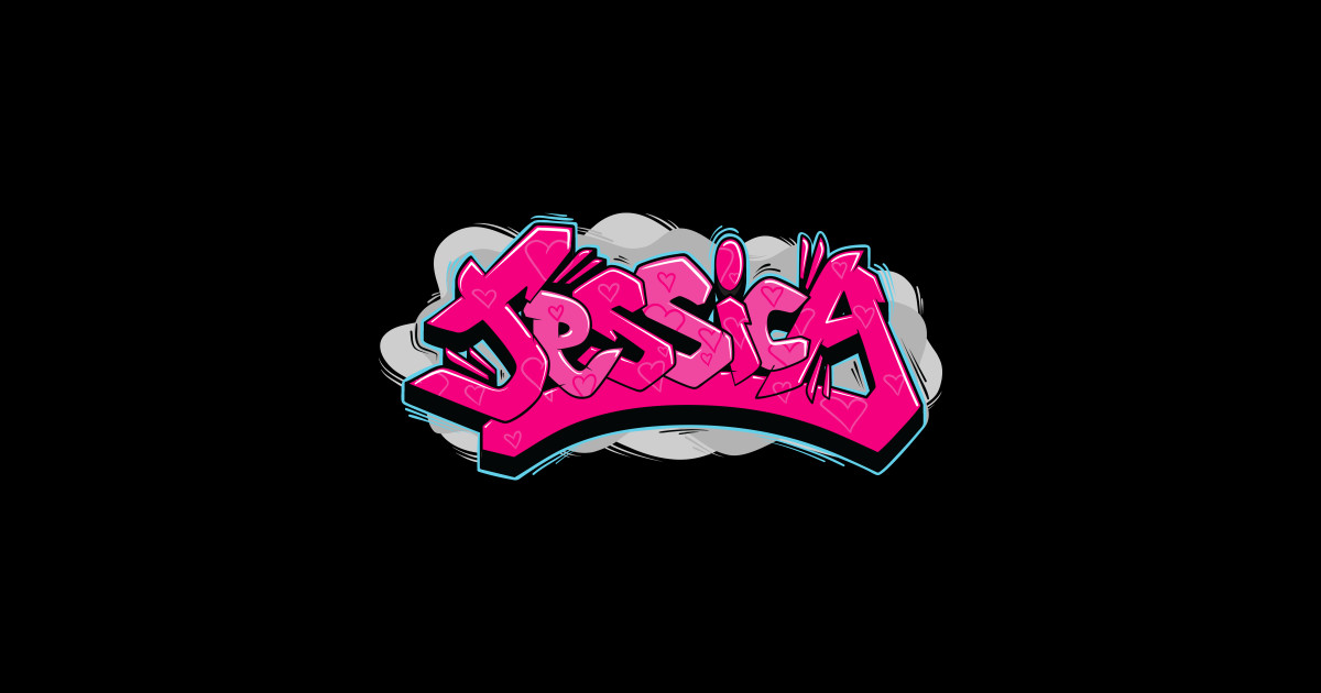 Jessica graffiti name - Jessica - Posters and Art Prints | TeePublic
