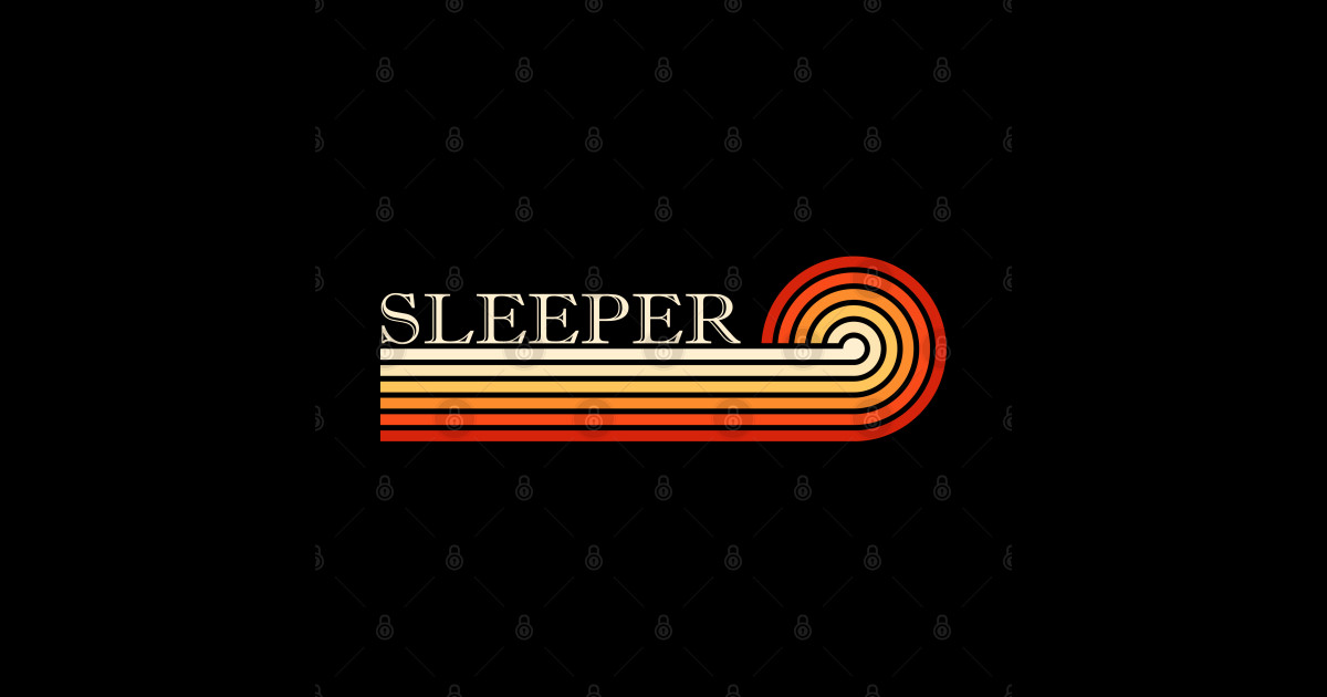 Sleeper - Retro Sunset - Sleeper - Sticker | TeePublic