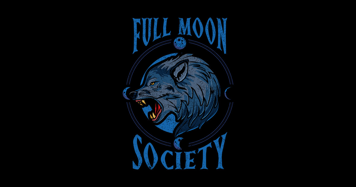 Full Moon Society - Werewolf - Sticker | TeePublic