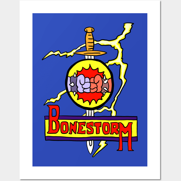 Bonestorm - Simpsons - Posters and Art Prints | TeePublic