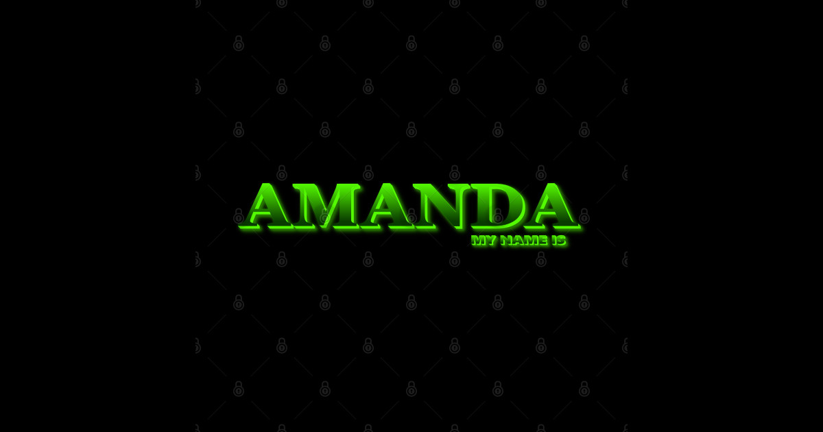 AMANDA. MY NAME IS AMANDA. SAMER BRASIL - Amanda - Magnet | TeePublic