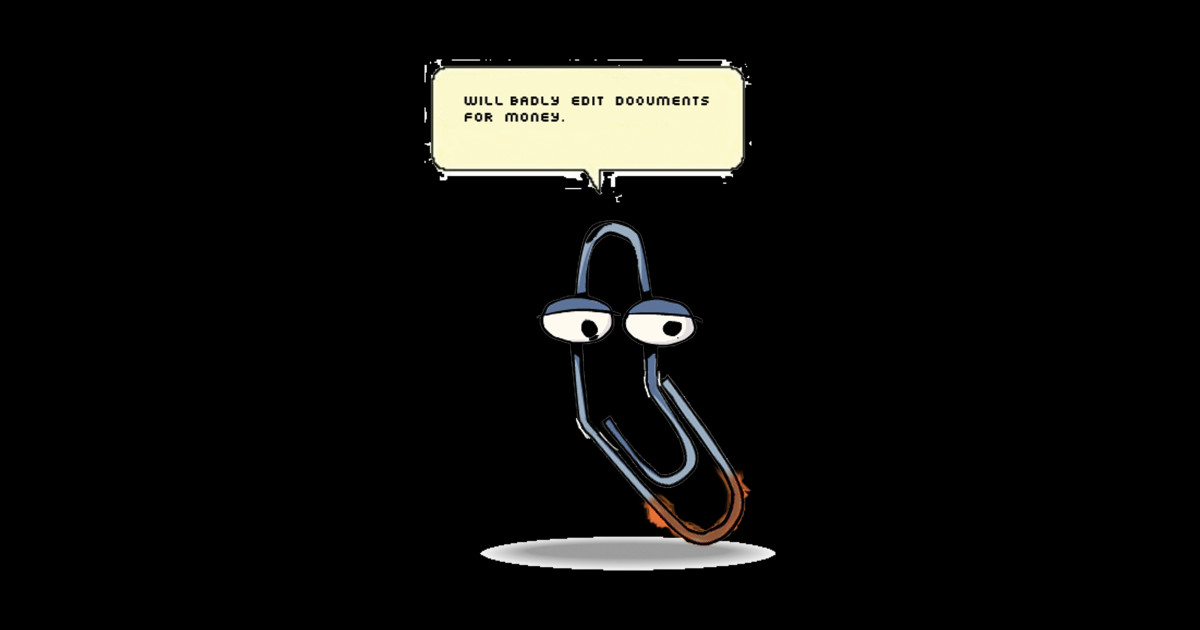 Piece of Clip - Clippy - Sticker | TeePublic