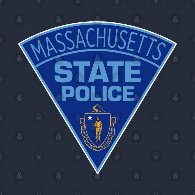 Massachusetts State Police Logo Crest - Massachusetts State Police - T ...