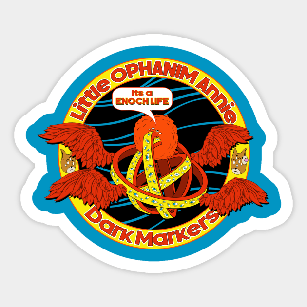 Little Ophanim Annie - Angel - Sticker | TeePublic