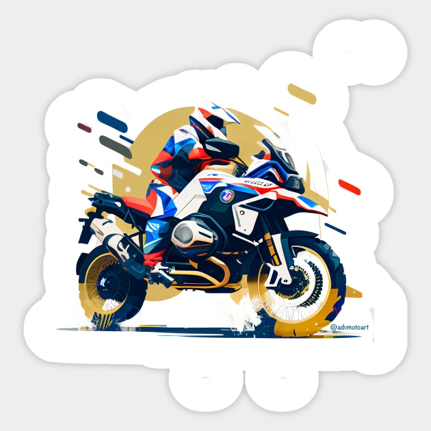 GS Rallye - Bmw R1250gs - Sticker | TeePublic