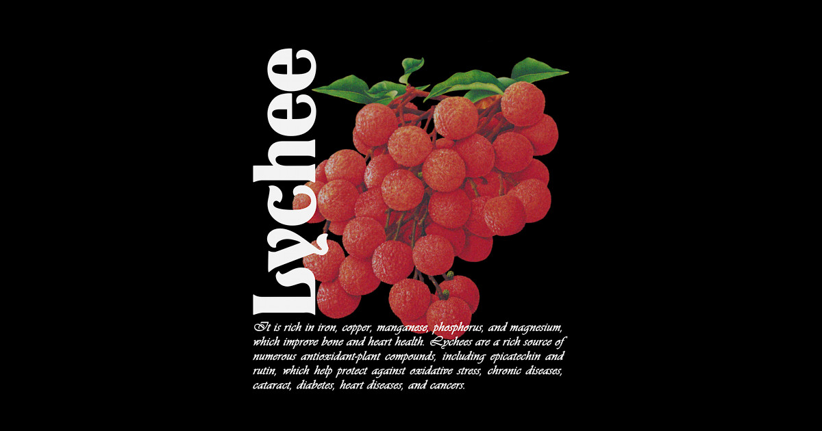 LYCHEE - Fruits - T-Shirt | TeePublic