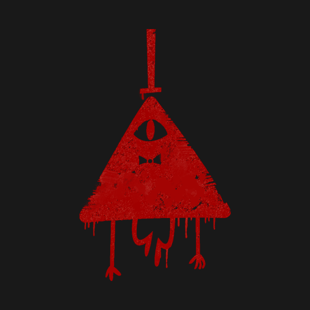 Bloody Bill Cipher - Gravity Falls - T-Shirt | TeePublic