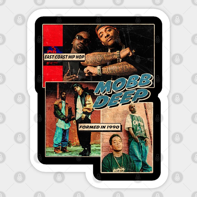 Mobb Deep / 80s Vintage Original Style / - Mobb Deep - Sticker | TeePublic