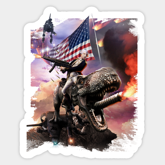 George Washington Riding Dinosaur - George Washington Riding Dinosaur ...