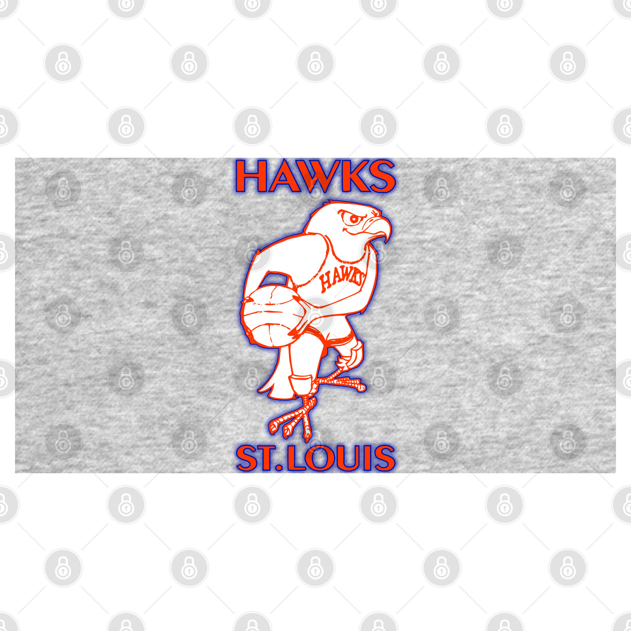 Defunct St. Louis Hawks Basketball - St Louis - T-Shirt | TeePublic