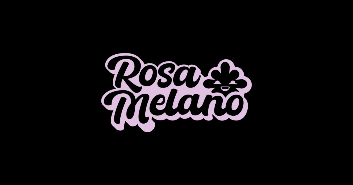 Rosa Melano Meme Logo - Rosamelano - Sticker | TeePublic
