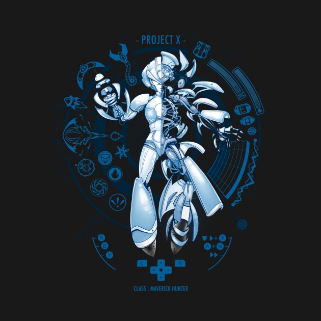 Project X - Blue Print Edition - Pop Culture - T-Shirt | TeePublic