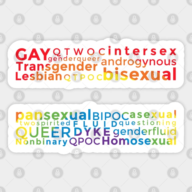 EQUALITY Pride Edition - Gay Rights - Sticker | TeePublic