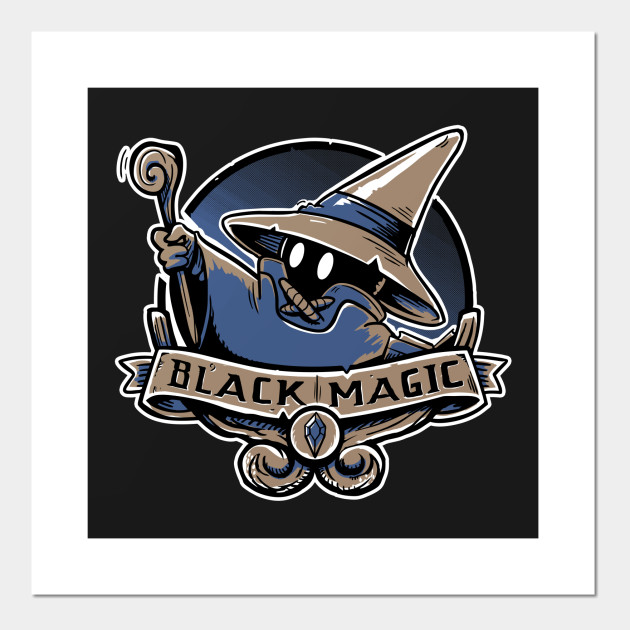 Black Magic - Black Mage - Posters and Art Prints | TeePublic