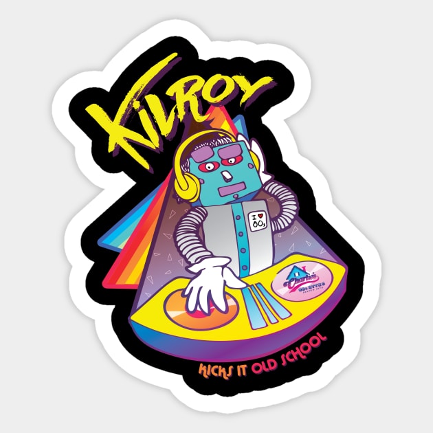 The Kilroy Collection - 80s Music Fan - Sticker | TeePublic