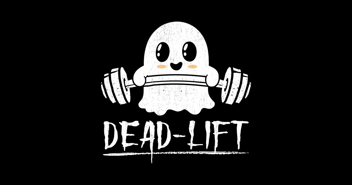 Dead Lift Ghost Gymer Halloween - Dead Lift Ghost Gymer - Sticker ...