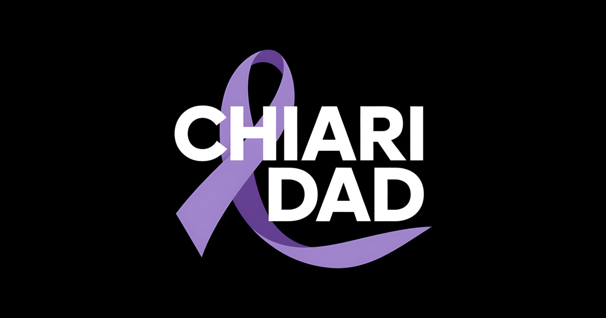 Chiari Malformation Dad Purple Ribbon Awareness - Chiari Malformation ...