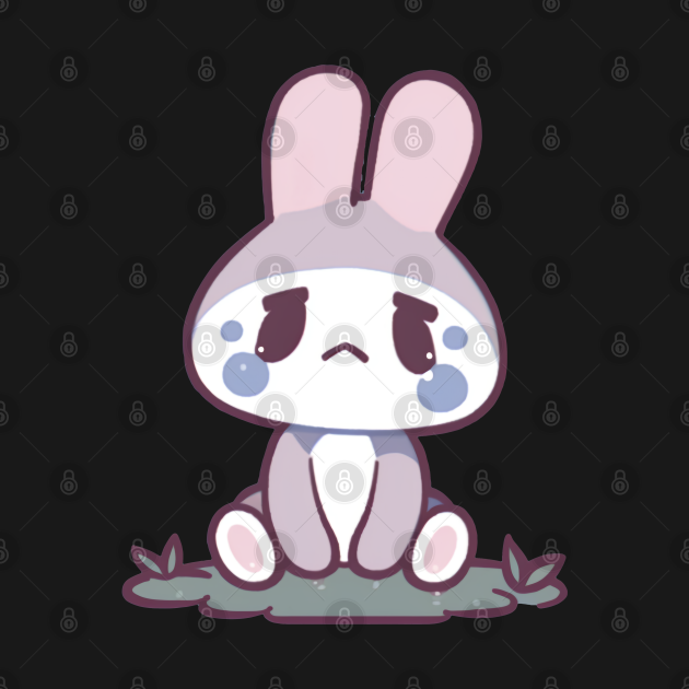 Crying Bunny - Crying Bunny - T-Shirt | TeePublic