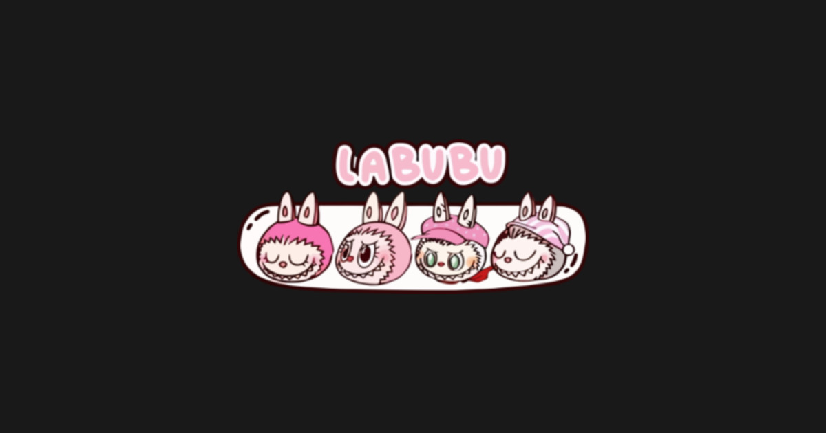 Labubu Pink Characters - Baby - T-Shirt | TeePublic