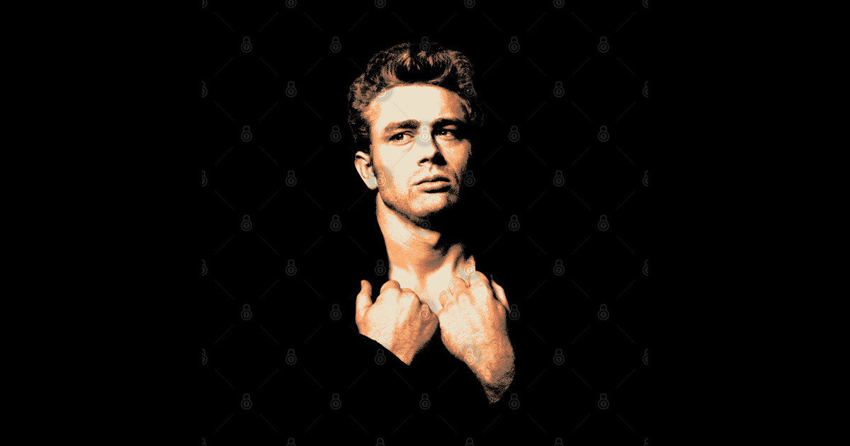 Retro James Dean - James Dean - Sticker | TeePublic