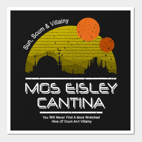 Mos Eisley Cantina (Vintage Version) - Star Wars - Sticker | TeePublic