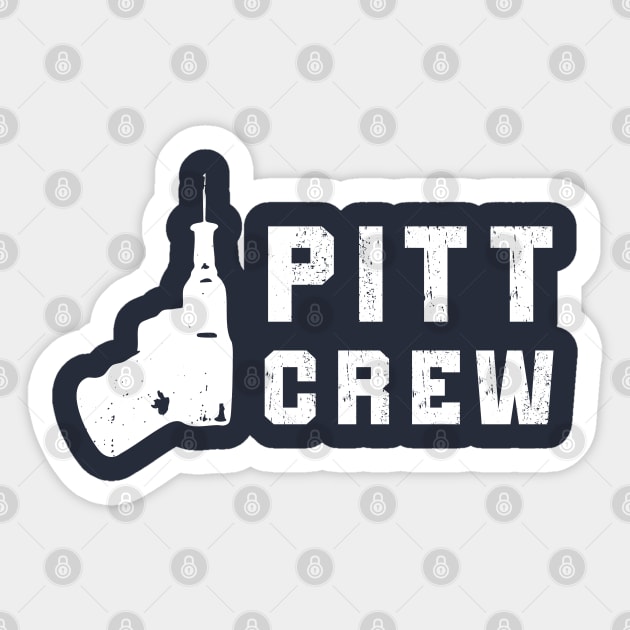 The Pitt Crew - Pitt Crew - Sticker | TeePublic
