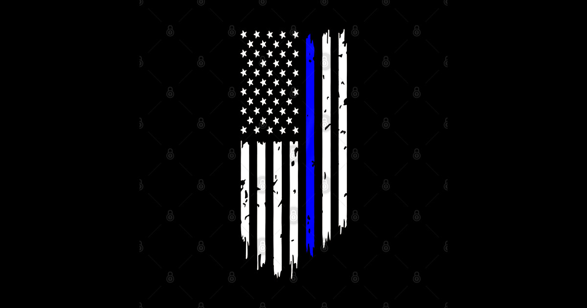 Thin blue line - Thin Blue Line - Posters and Art Prints | TeePublic