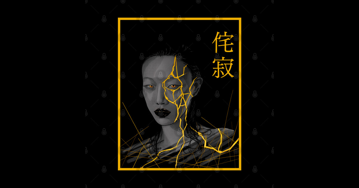 Kintsugi girl - Kintsugi Girl - Sticker | TeePublic