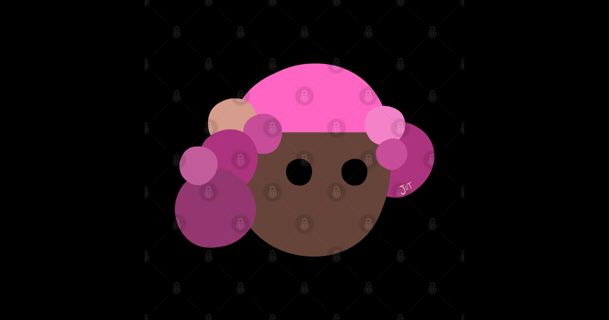 Pink Head - Kids Design - Sticker | TeePublic