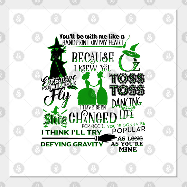 Wicked Musical Quotes - Wicked Musical Broadway - Posters and Art ...