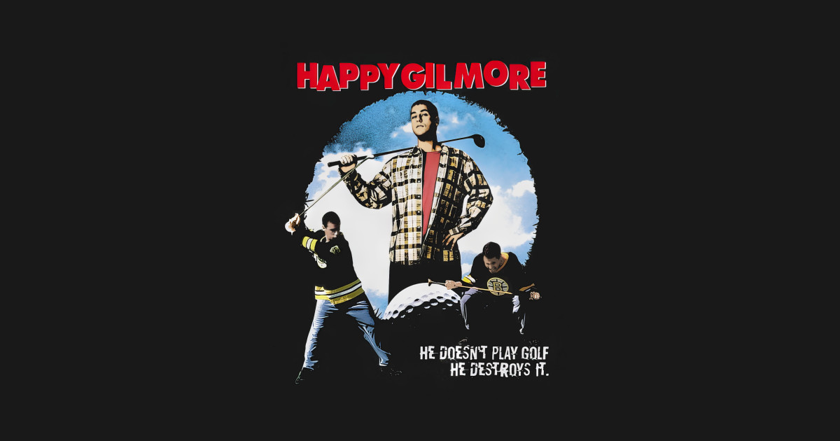 Happy Gilmore - brush bloom studio #7403 - Happy Gilmore - T-Shirt ...