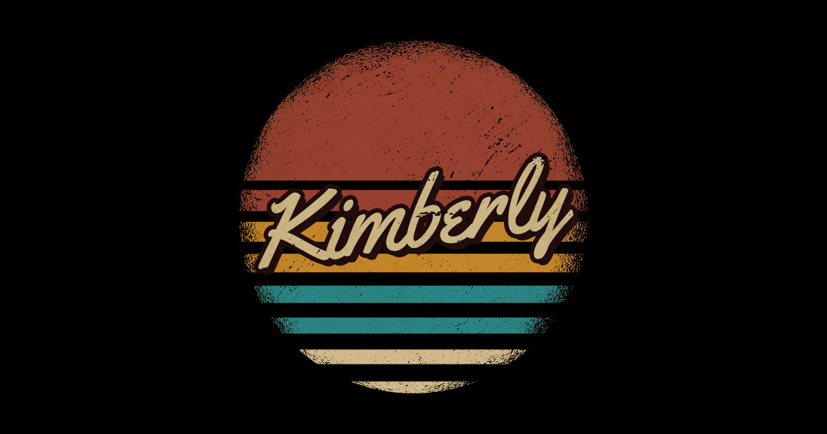 Kimberly Vintage Text - Kimberly - Sticker | TeePublic
