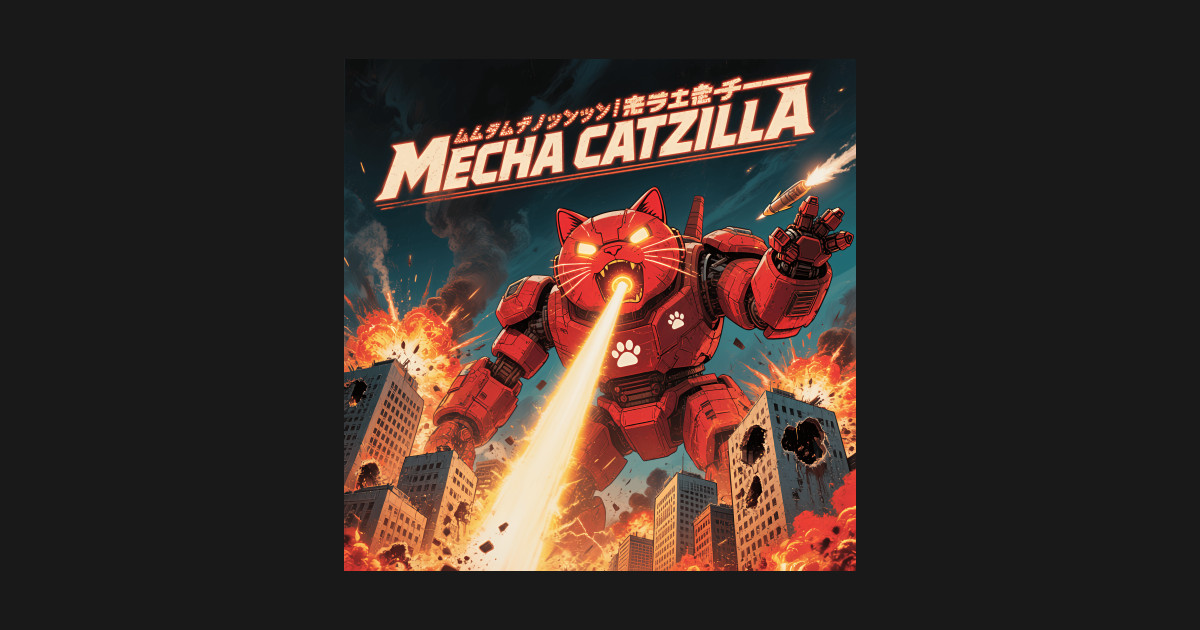 Mecha Catzilla King of Pawstar Cat Attack Ultimate Paw Power - Catzilla ...