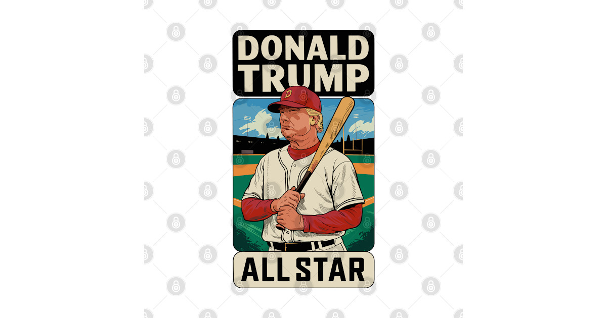 Donald Trump Baseball Card - Donald Trump - T-Shirt | TeePublic