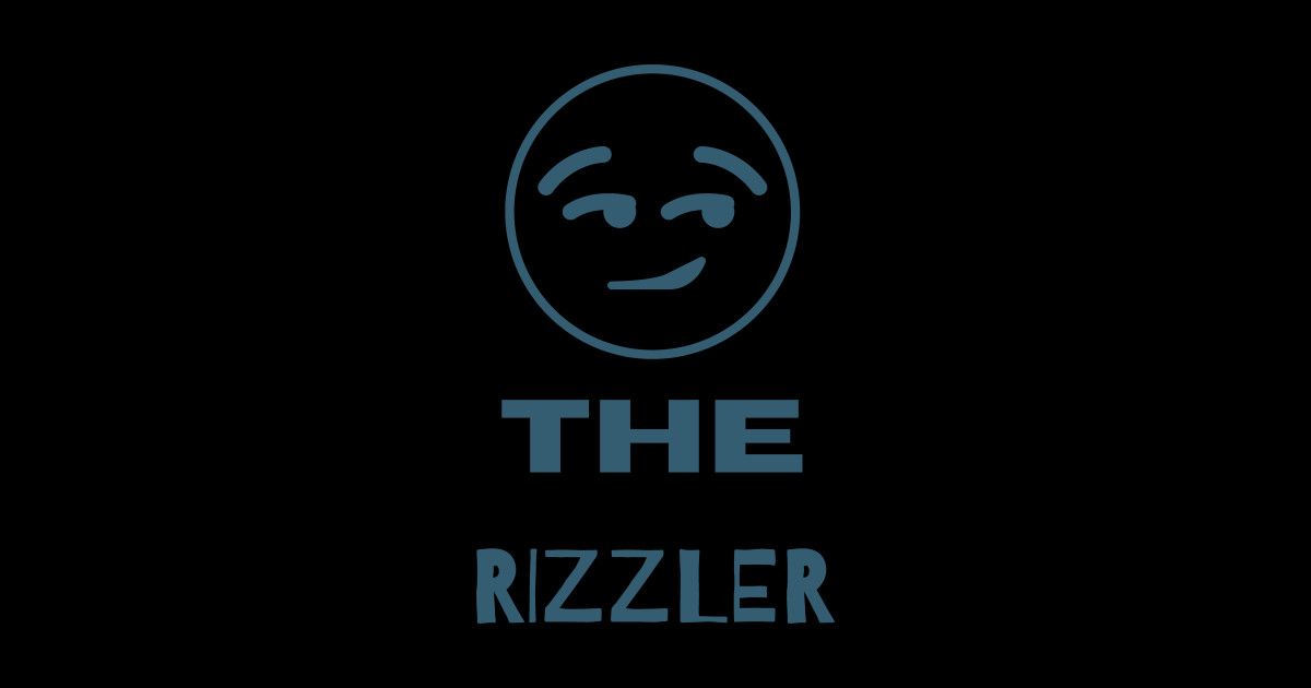 The rizzler trendy slang tiktok design cool - Gen Z - Sticker | TeePublic