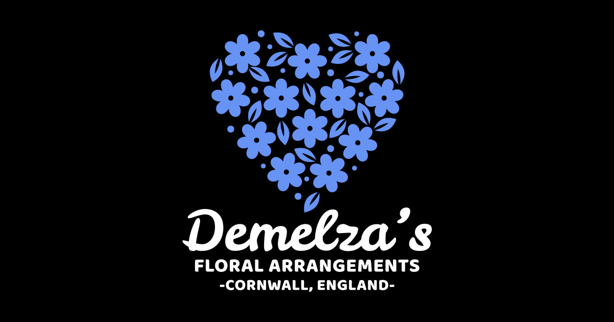 Demelza's Floral Arrangements Logo - Poldark - Sticker | TeePublic