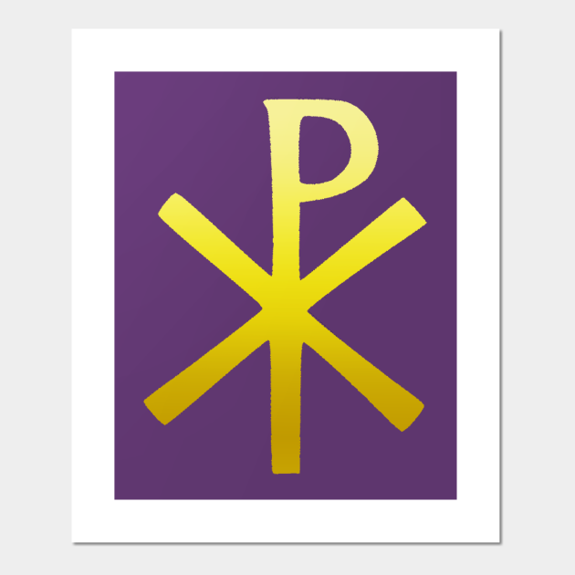 Roman Empire Chi Rho Symbol T-shirt - Roman Empire Symbol - Posters and ...