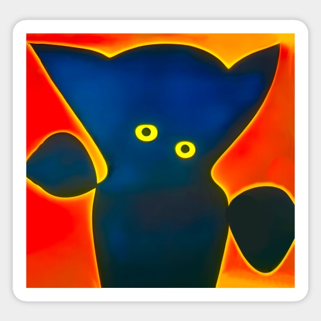 The Googly-Gog - Asymmetrical - Sticker | TeePublic